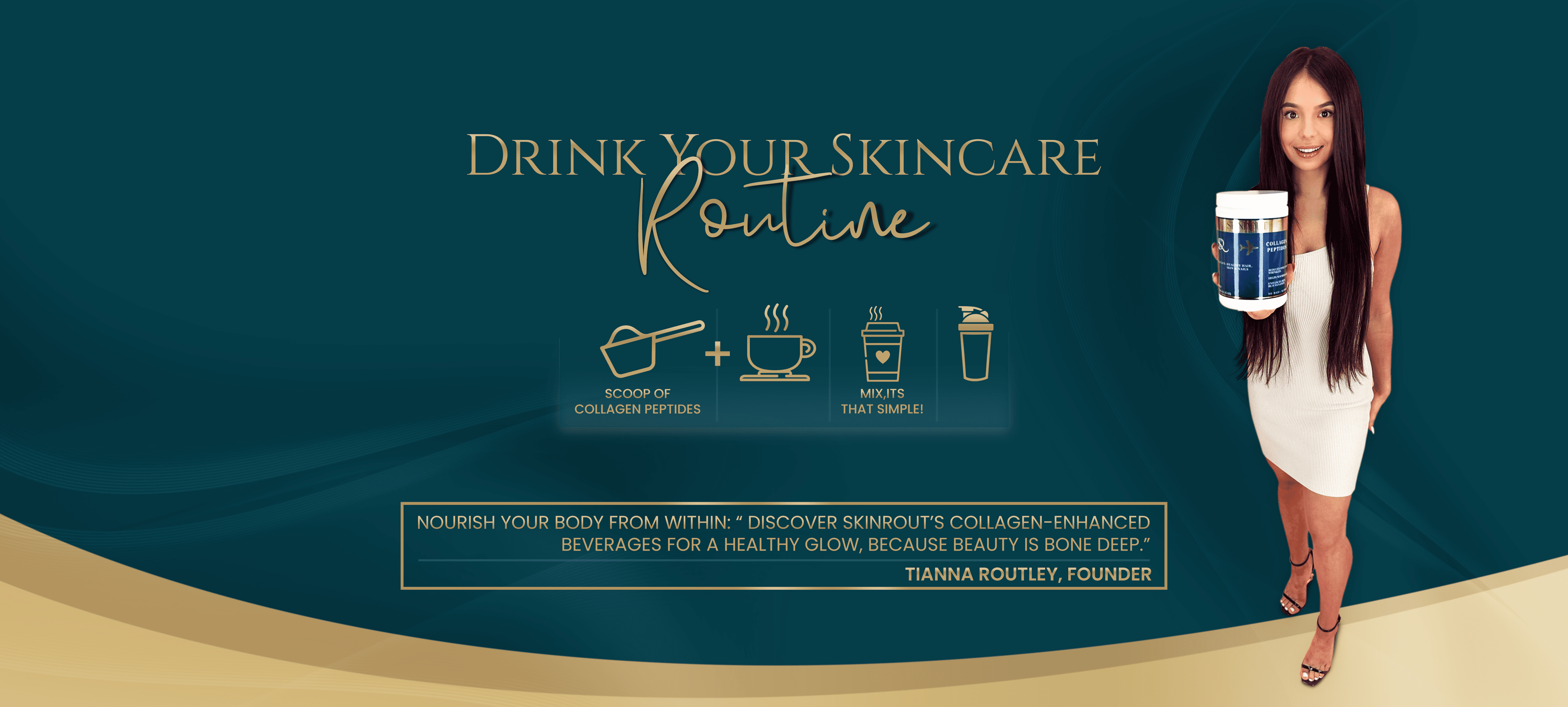 Collagen Peptides By Tia Routley - $44.99 USD - skinROUT